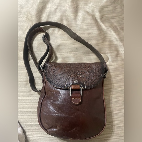 Jack Georges | Bags | Jack Georges Brown Buffalo Tooled Leather Purse ...